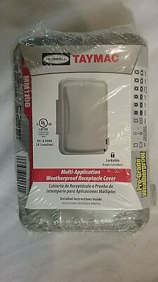 HUBBELL TAYMAC MULTI-APPLICATION WEATHERPROOF REC. COVER (1 1/4" Depth ...