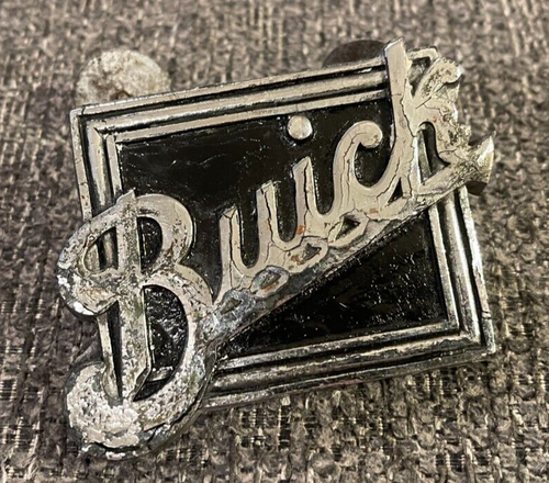 VERY RARE Vintage1920s 1930s Buick Radiator Grill Script Emblem Badge ...
