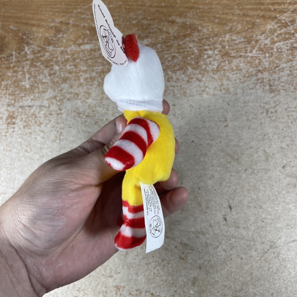 Plush Ronald the Bear Ty Beanie Baby McDonalds Happy Meal Toy 2004 | eBay
