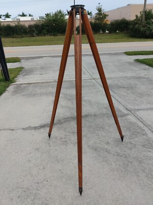 Vintage Dietzgen Wooden Surveying Transit Level Tripod | eBay