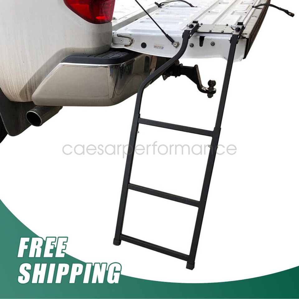 Universal Fit Tailgate Ladder Adjustable Rear Gate Step Ladders for ...