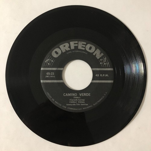 CHELO VIDAL -CAMINO VERDE / LA PASTORA- MEXICAN 7¨SINGLE, PAPER SLEEVE ...