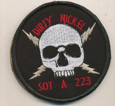 SOT-A 223 Dirty Nickel Special Forces patch Afghanistan made | eBay