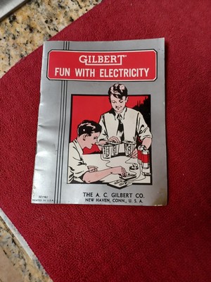 Gilbert Fun With Electricity Manuel | eBay
