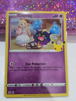 COSMOG 013/025 HOLO Rare Celebrations Pokemon Card Near Mint | eBay ...