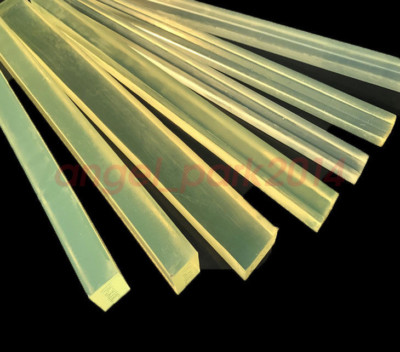 20~55mm x 60mm PU Nylon Rods Sticks Polyurethane Square Bar Yellow ...