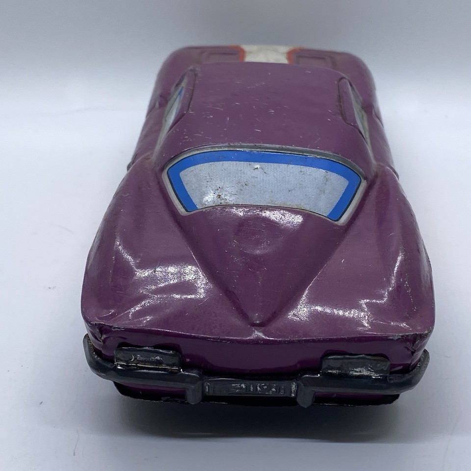 Vintage Japan Tin Friction Car 1963 Corvette Stingray Style A-1191 ...