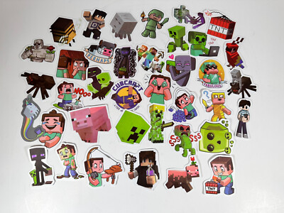 Minecraft Sticker Lot Of 38 | eBay