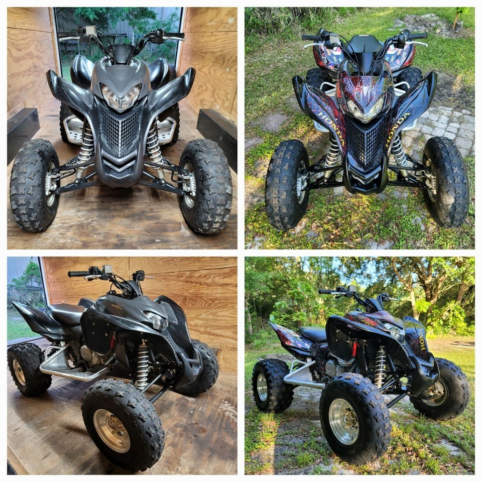 Honda TRX 700XX GRAPHICS KIT DECALS CUSTOM GRAPHICS KIT SPYDERWEB | eBay