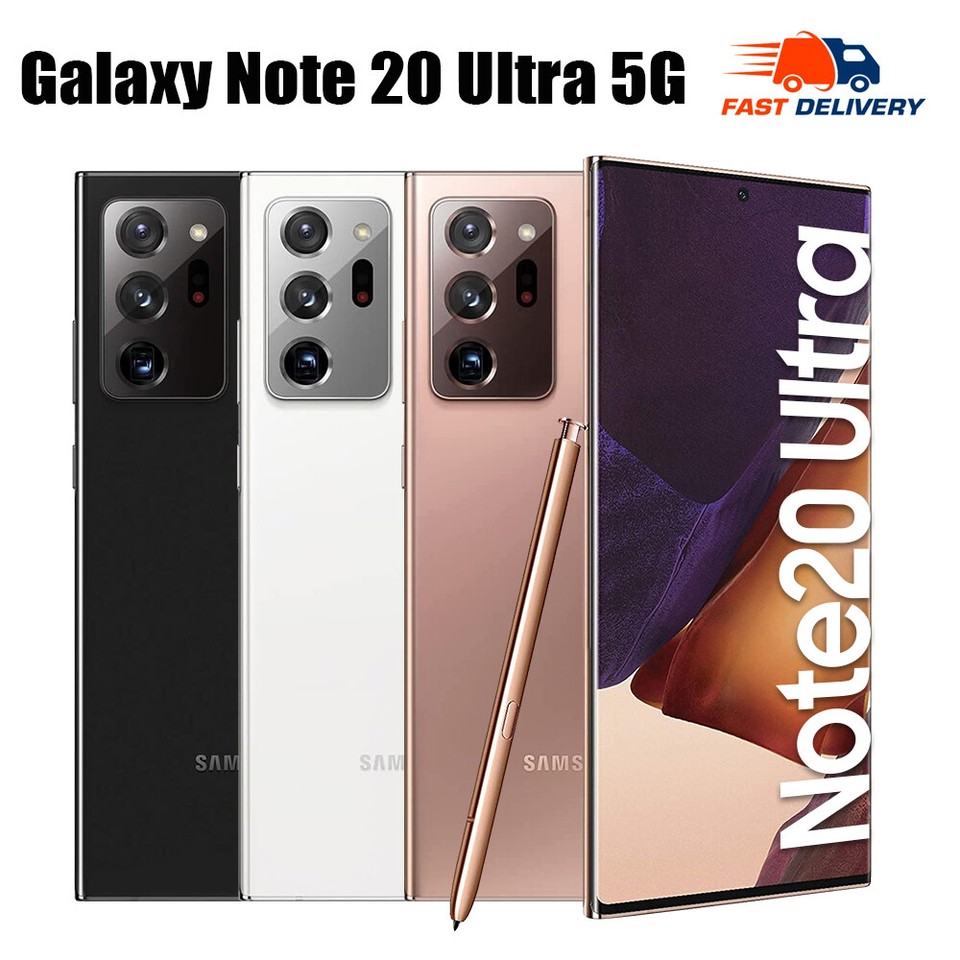 New Samsung Galaxy Note 20 Ultra 5G 128/512GB SM-N986 Factory Unlocked ...