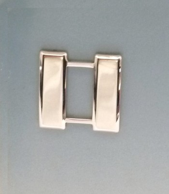 Silver Captain Bars 3/4" Fire Rescue Military Rank Insignia Set Nickel ...