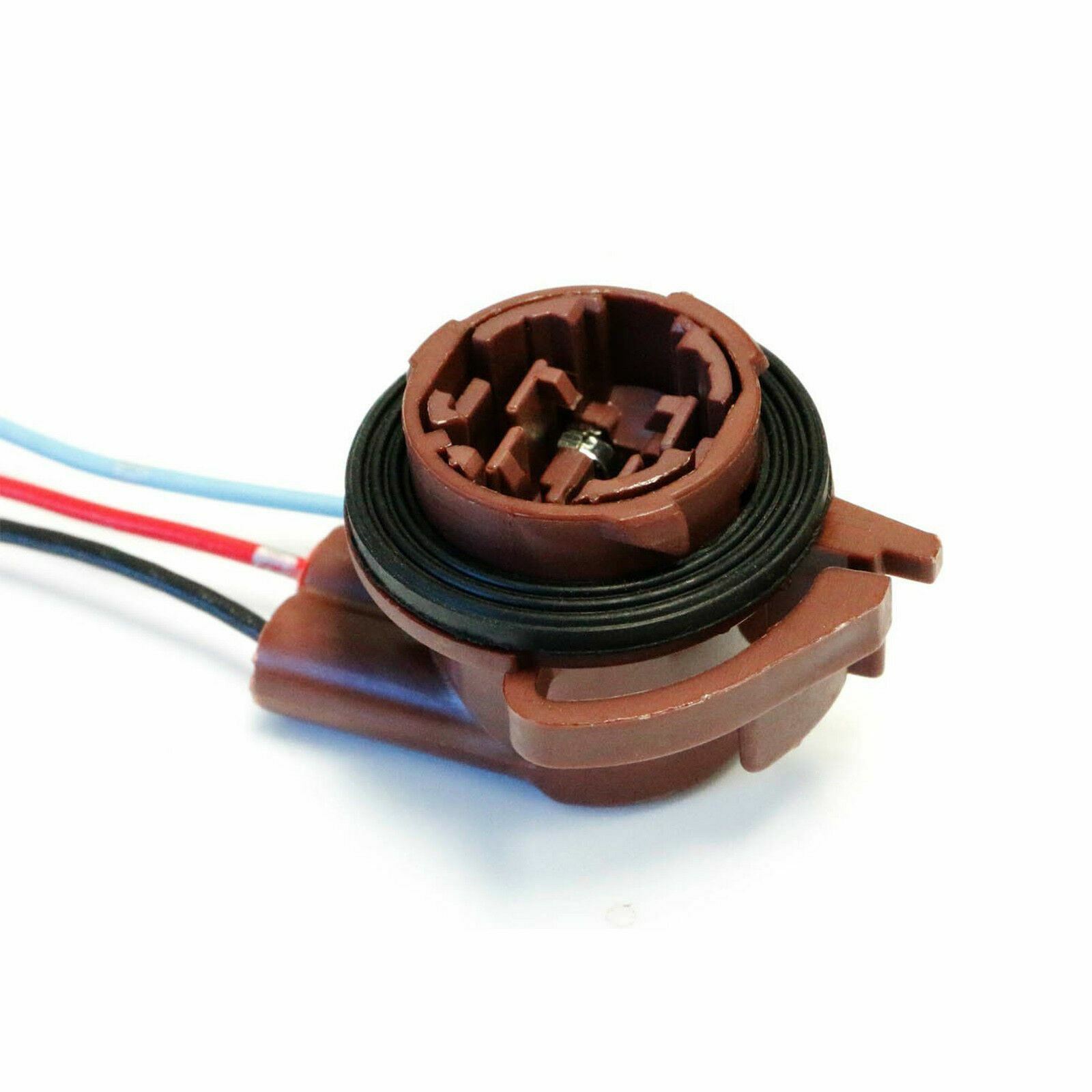 2pcs 3157 4157 Bulb Socket Brake Turn Signal Light Harness Wire Plug ...