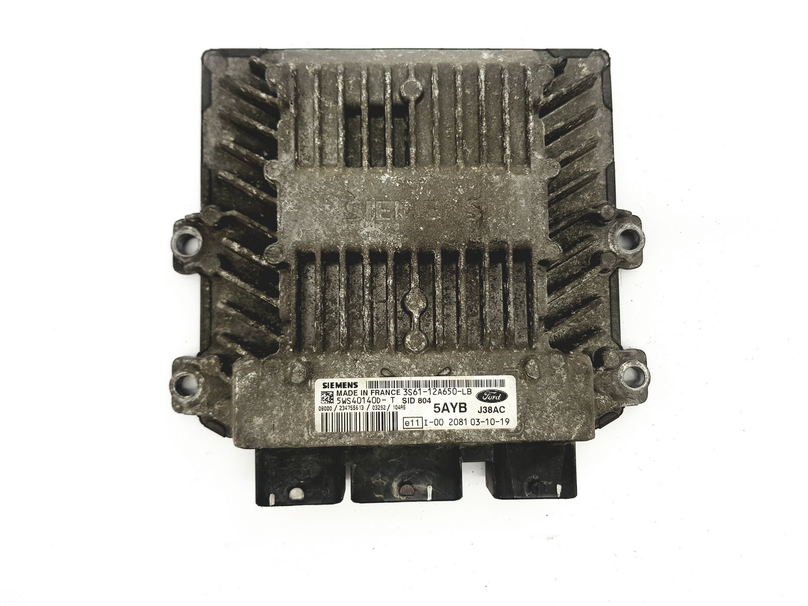 ECU Siemens 3S61-12A650-LB / 5WS40140D-T / 5AYB / SID804 / J38AC | eBay