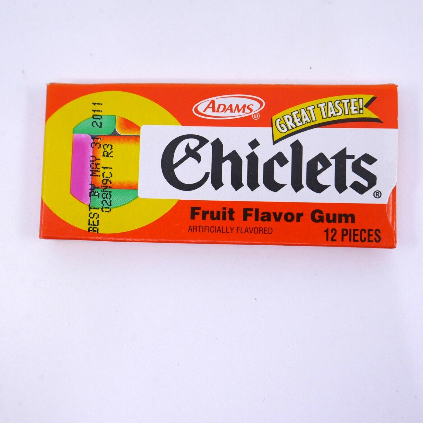 Chiclets Chewing Gum Fruit Flavored ADAMS OPENED/Unsealed pack ...
