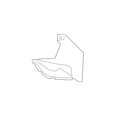 Genuine OEM Driver Left Radiator Support Air Duct For BMW X1 ...