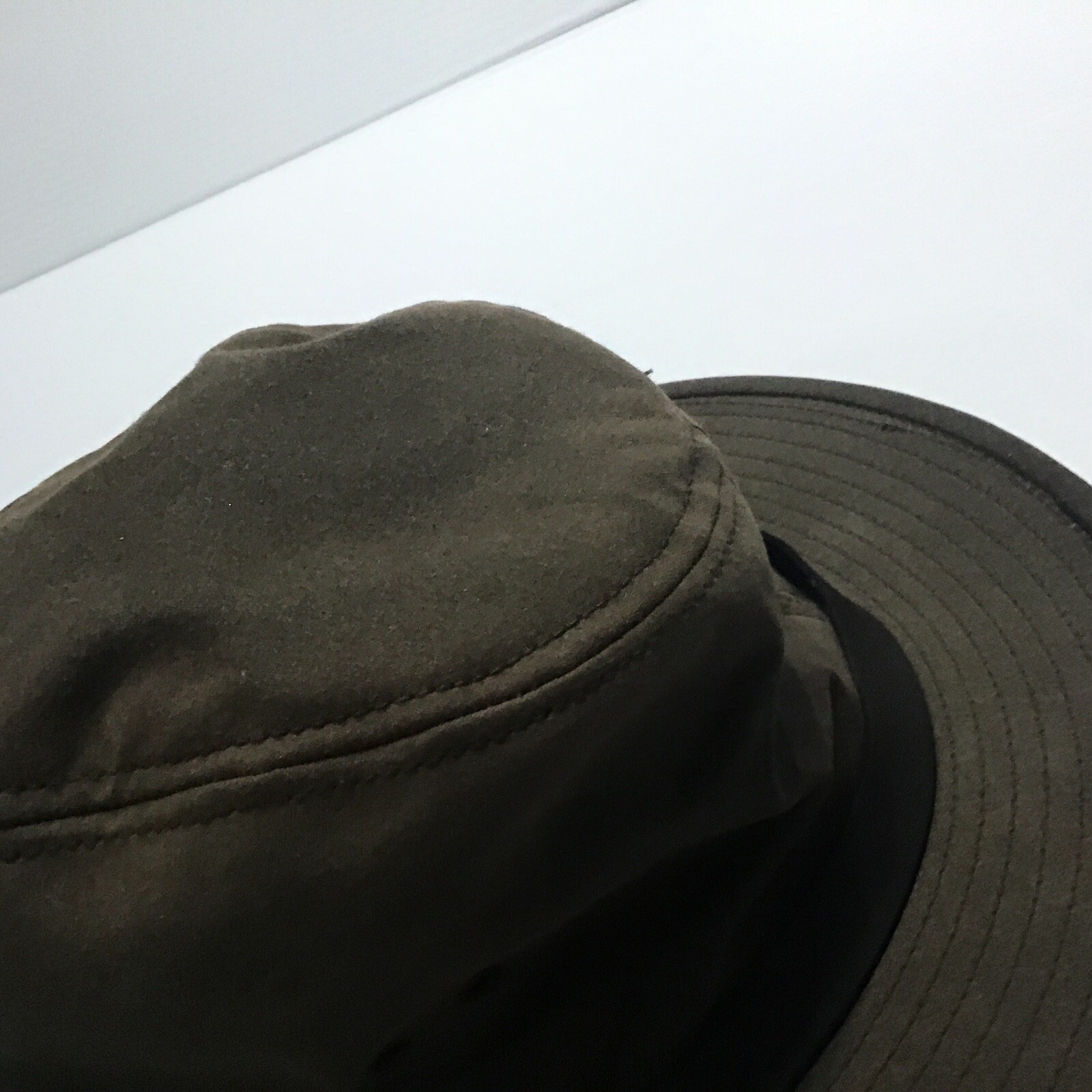 Genuine Filson Brown Tin Cloth Packer Hat 15-SH Size … - Gem