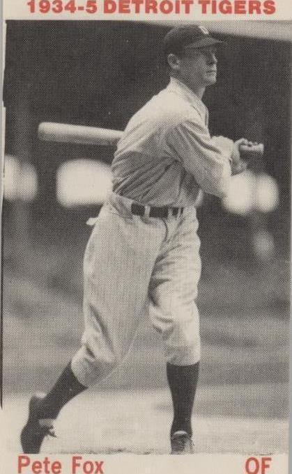 1974 TCMA 1934-5 Detroit Tigers - Pete Fox for sale online | eBay