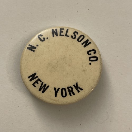 Vintage N.C. Nelson Co New York Button Pin PB20F | eBay
