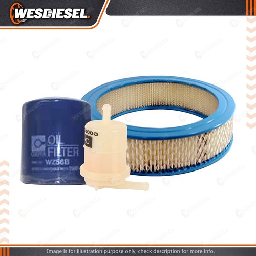 Wesfil Oil Air Fuel Filter Service Kit fits Mitsubishi Sigma GE GH GJ ...