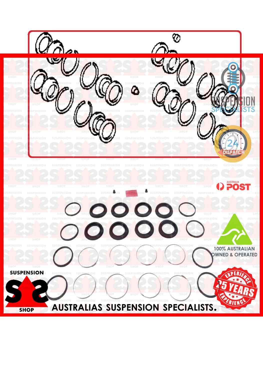 Front Axle Repair Kit, Brake Caliper Suit TOYOTA Hilux Iii Suv (_N1 ...