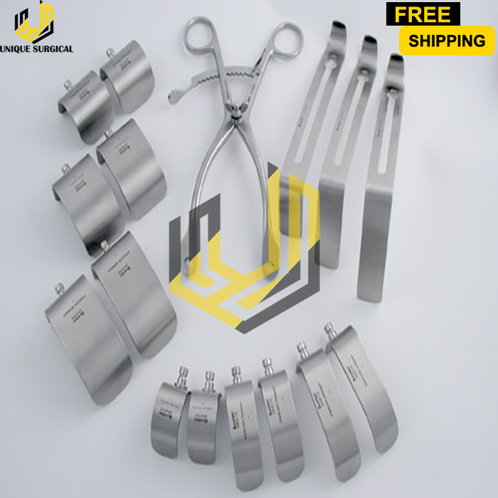 Mod Kolbel Retractor Set with 3 middle blades 12 Kolbel blades New | eBay