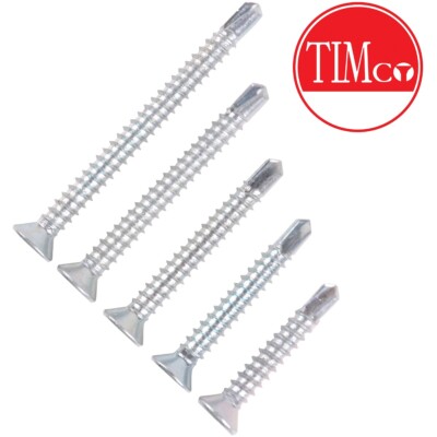25x PACK Choose SIZE Zinc M4.0 SELF TAPPING UPVC WINDOW SCREWS Frame ...