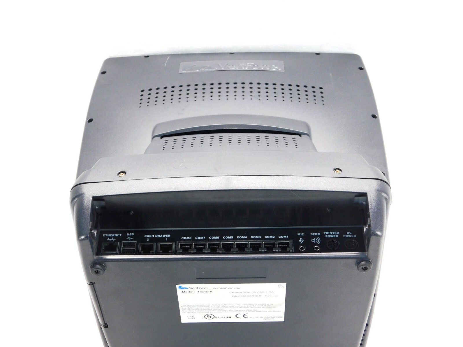 VERIFONE TOPAZ XL II P050-02-310R TOUCHSCREEN POS TERMINAL ...