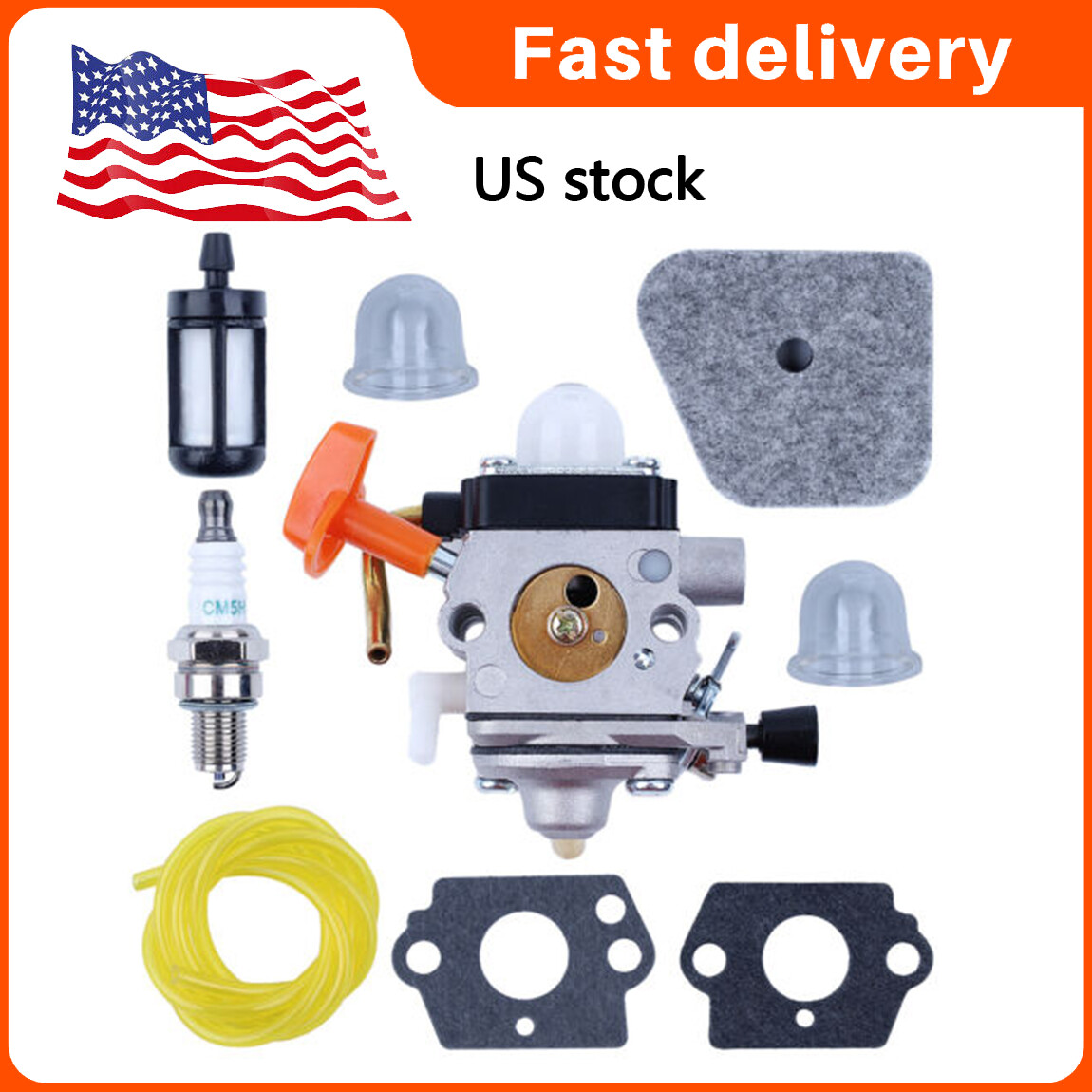 For Stihl FS90 FC90 FS90R FS100R FS100RX FS110R Carburetor Fuel Line ...