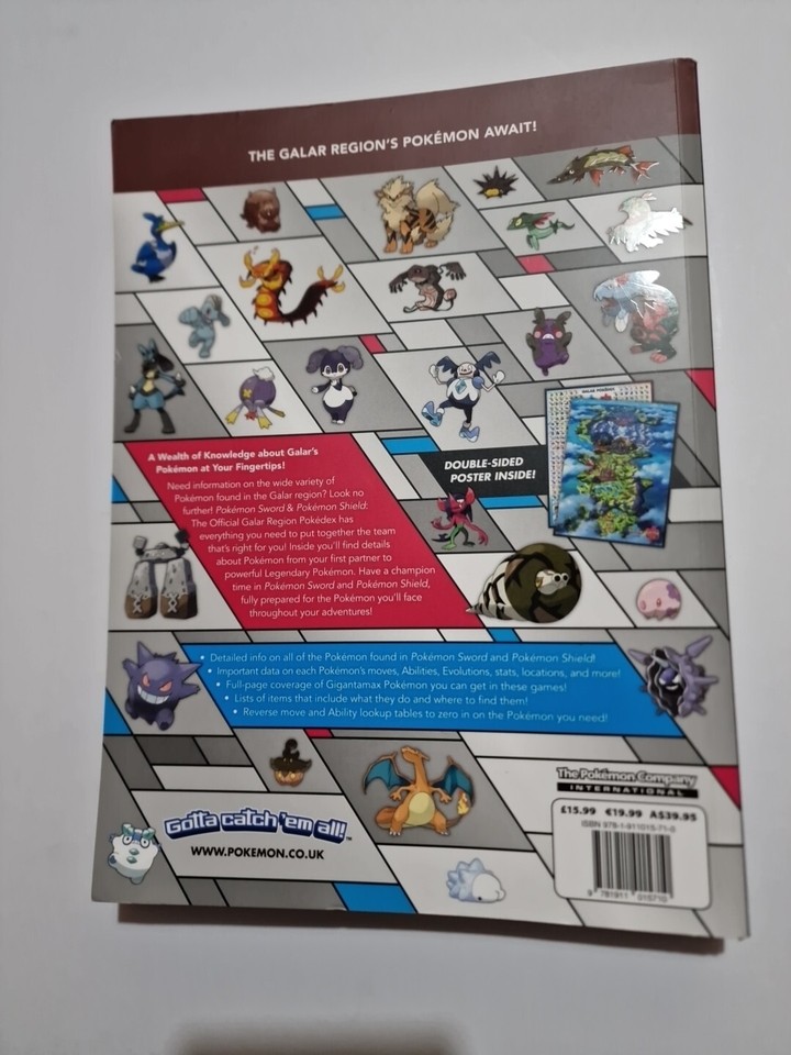 The Pokemon Sword & Pokemon Shield: Official Galar Region Pokedex ...