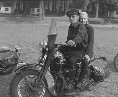 Motorcycle Riders, Massachusetts, 1940's, 1941, New Reproduction ...