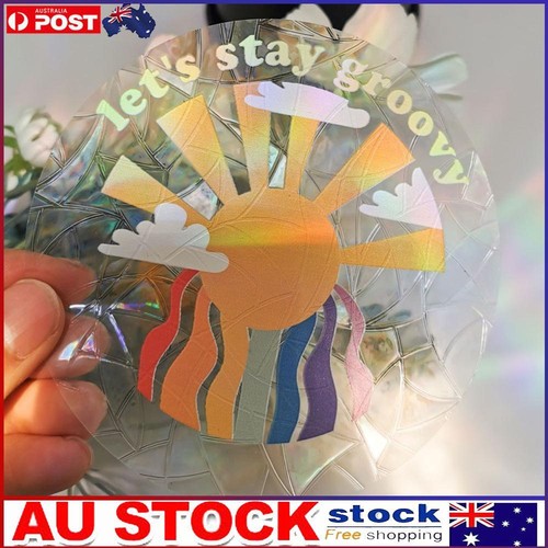 Rainbow Prism Stickers Light Catcher PVC Window Decal Home Decor ...