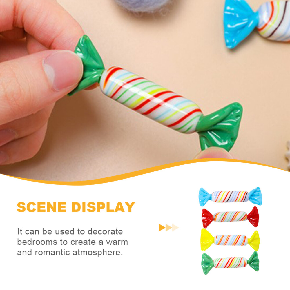 4pcs fake glass candy wedding table scatter wedding candy decoration ...