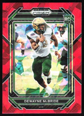 2023 Prizm Draft Red Ice DeWayne McBride Rookie UAB Blazers #131 | eBay