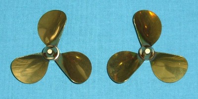 Model Boat Brass Propellers - 3 Blade Scale . | eBay UK