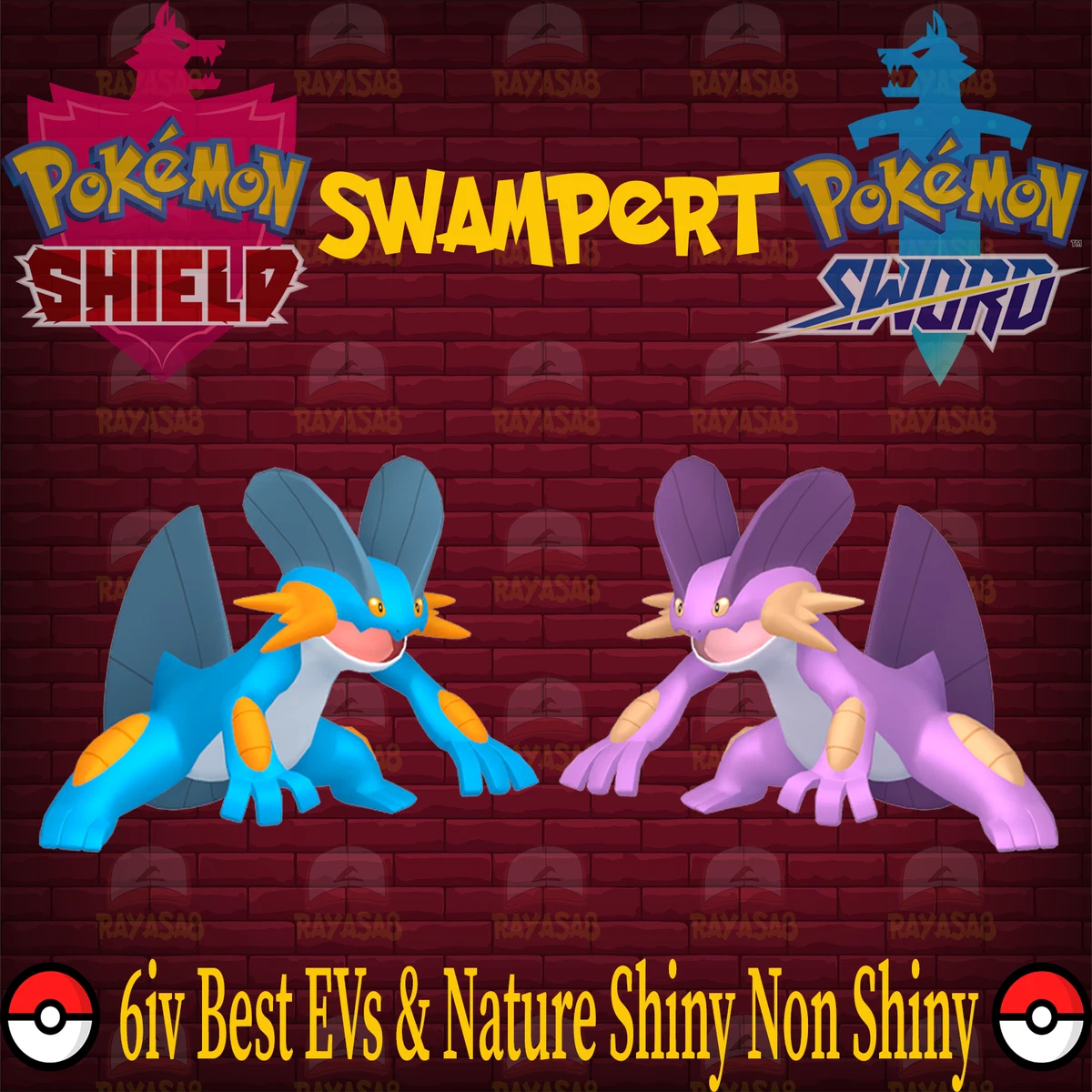 Pokemon Swampert Shiny
