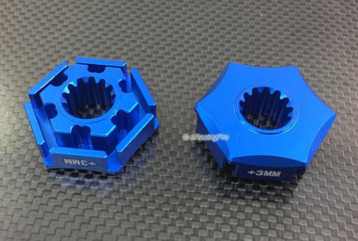 Aluminium Alloy Wheel Hex Claw (+3mm) for Traxxas X-Maxx | eBay