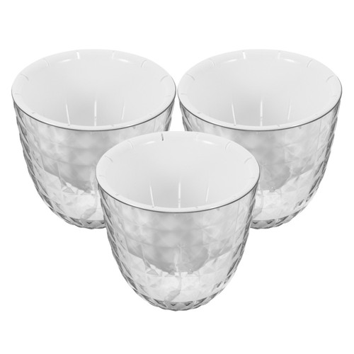 3 Pcs Self-priming Flower Pot Flowerpot for Houseplants Clever Planters ...