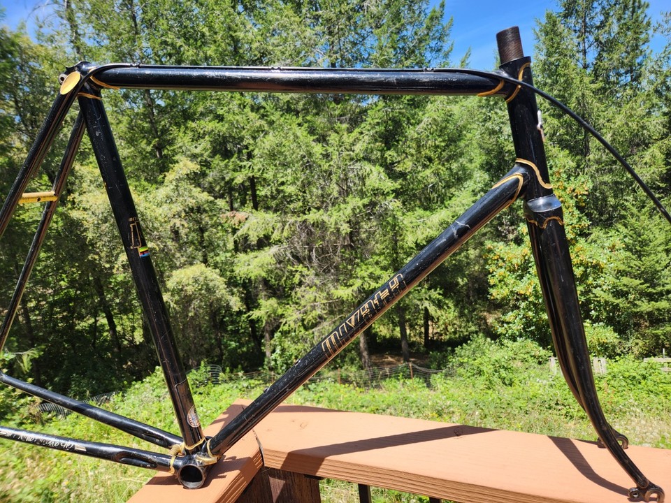Miyata 912 Vintage Road Racing Bike Frame Set Suntour Triple Butted ...