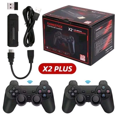 Console X2 Plus 4K con 2 Controller Wireless e 41000 Giochi 128GB RETRÒ ...