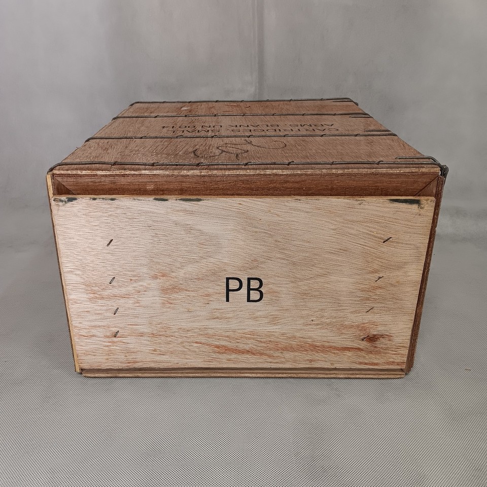 30 Caliper Cartridge Small Arms Ammunition Wooden Box Crate Empty ...