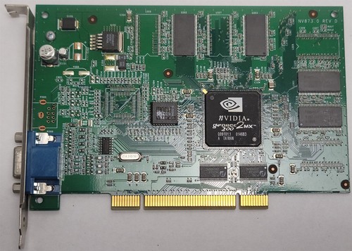 Nvidia NV873.0 PCI Video Card , GeForce2 MX 200, 64MB, VGA | eBay