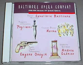 BALTIMORE OPERA COMPANY CD - 1998-1999 Season | eBay