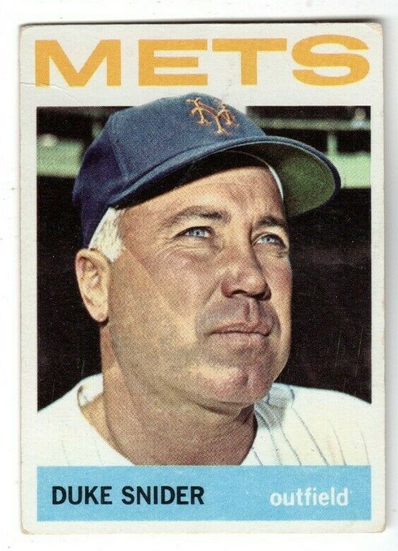 40% OFF 1964 Topps #155 Duke Snider - New York Mets, Very Good ...