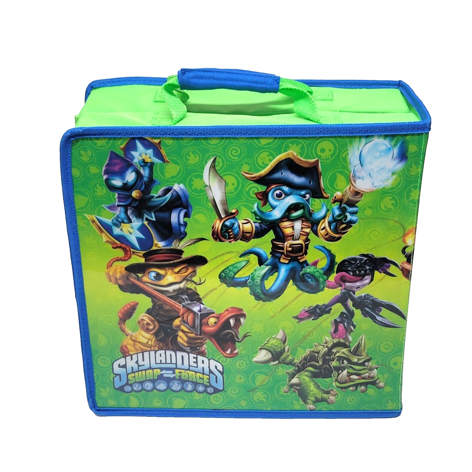 Skylanders Swap Force Lot 26 Complete Figures w/ Green Carry Case Video ...