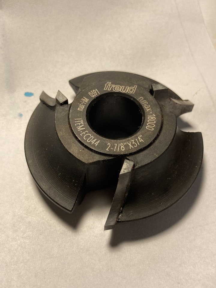 EC-044 Freud Combination 1/4" & 1/2" Round Over Shaper Cutter/Bit - 3/4 ...