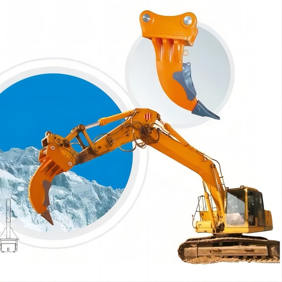 Excavator Ripper Digger Attachment for 5 ton to 9 ton Excavators Small ...