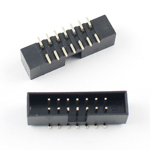 2Pcs 2mm 2.0mm Pitch 2x8 16 Pin SMT SMD Male Shrouded Box Header IDC ...