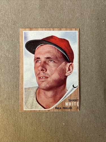 1962 Topps Baseball Sammy White Philadelphia Phillies Card #494 | eBay