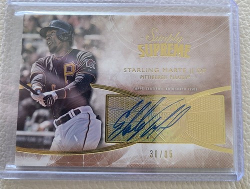2014 Topps Supreme - Simply Supreme Autographs Sepia #SSU-SM Starling ...