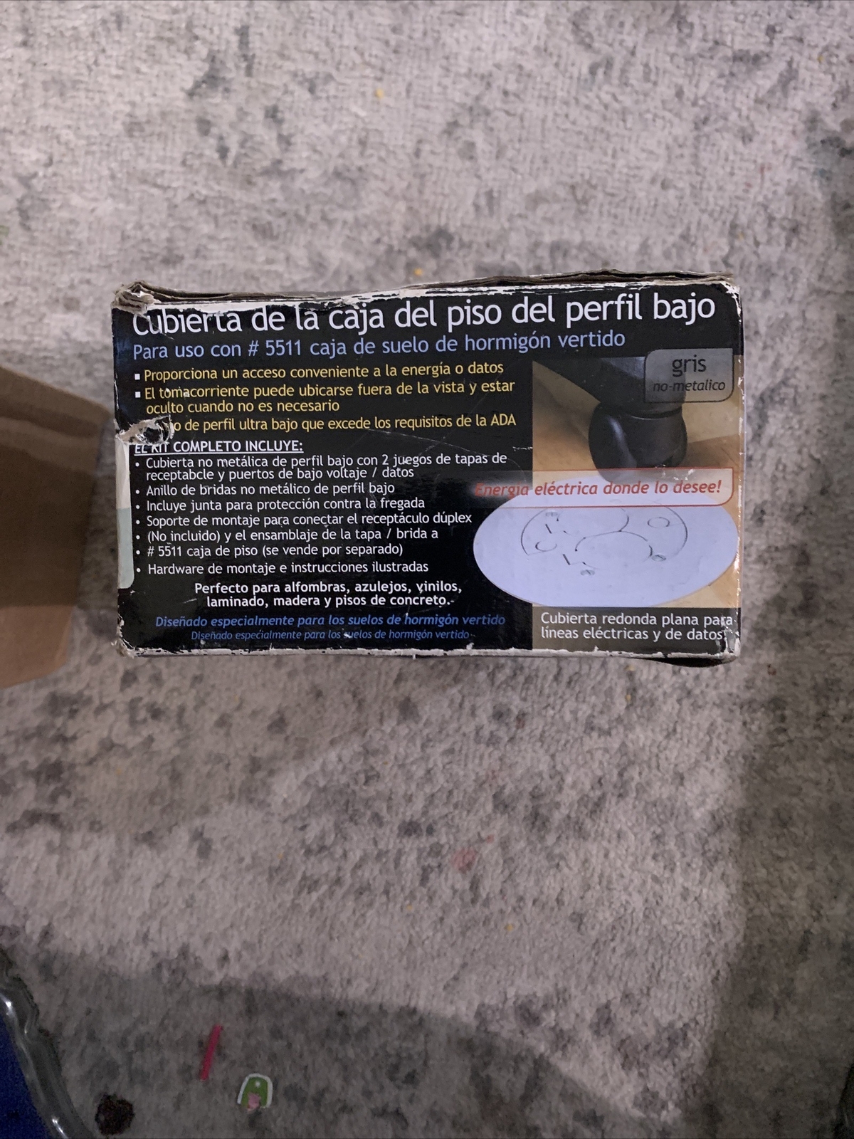 @ Raco Low Profile Floor Box Cover 6299 for Use with #5511 Poured ...